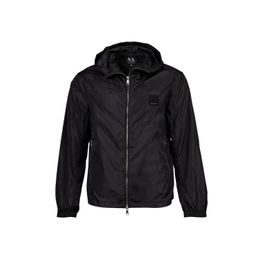 Windbreaker Armani Exchange "&Uuml;bergangsjacke Blouson Jacket", Damen, Gr. M, schwarz, Obermaterial: 100% Polyamid PA., Jacken Windbreaker