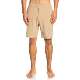 Badeshorts Quiksilver "Union Heather 19", Herren, Gr. 34L, US-Gr&ouml;&szlig;en, braun (plage), Polyester, Badehosen Badeshorts