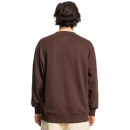 Sweatshirt DC Shoes "Tribute", Herren, Gr. XS, braun (coffee bean), Obermaterial: 55% Walkfrottier, 25% Walkfrottier, 20% Microfaser;, Sweatshirts Sweatshirt
