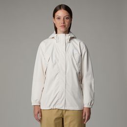 Regenjacke The North Face "W ANTORA RAIN JACKET", Damen, Gr. XL, wei&szlig; dune, Obermaterial: 100% Polyester. Futter: 100% Polyester, Jacken Regenjacke, wasserdichtes DryVent&trade;-Au&szlig;enmaterial, winddicht