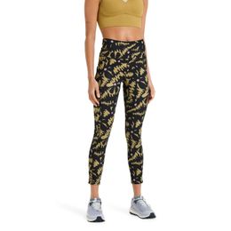 Leggings Roxy "Heart Into It Ankle", Damen, Gr. XL, anthrazit big flowers, Obermaterial: 75% recyceltem Microfaser, 25% Elasthan;, Hosen Leggings