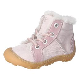 Winterstiefel Pepino BY RICOSTA "Elia WMS: weit", M&auml;dchen, Gr. 26, rosa, Leder, Schuhe Winterstiefel, Lauflernschuh mit Warmfutter, Gr&ouml;&szlig;enschablone zum Download