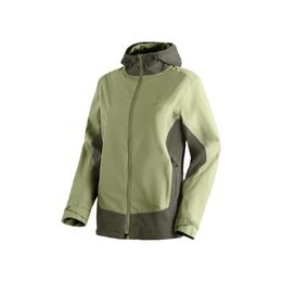 Regenjacke Maier Sports "Brocken W", Damen, Gr. 46, grasgr&uuml;n, 100% Polyester, Jacken Regenjacke, Damen Jacke wasserdicht, moderner Windbreaker, Outdoorjacke, Reg. Fit