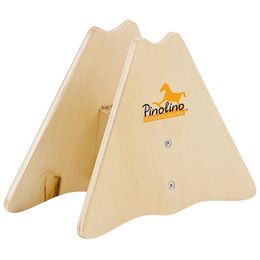 Fahrradst&auml;nder Pinolino "Stellplatz f&uuml;r Kinder-Laufr&auml;der", braun (holzfarben), Fahrradparksysteme, KinderB:13cm H:19cm L:24cm, Holz, Fahrradst&auml;nder, B:13cm H:19cm L:24cm