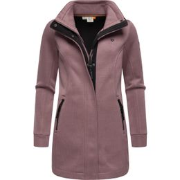 Kurzjacke Ragwear "Sweatjacke Letrice Bonded", Damen, Gr. L, rosa (mauve24), Obermaterial: 100% Polyester PES. Futter: 100% Polyester PES., Jacken Kurzjacke