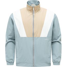 Outdoorjacke Ragwear "&Uuml;bergangsjacke Corb", Herren, Gr. M, blau (stone blau), Obermaterial: 94% Polyester PES. 6% Elasthan EL. Obermaterial: Futter: 100% Polyester PES., gerade, hoch geschlossener Ausschnitt, &Auml;rmel ohne &Auml;rmelschlitz elastischer Bund, Jacken Outdoorjacke, Leichte Herren &Uuml;bergangsjacke mit Stehkragen