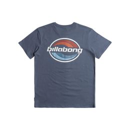 T-Shirt Billabong "Walled", Jungen, Gr. L, blau (slate blau), Obermaterial: 100% Walkfrottier;, Shirts T-Shirt