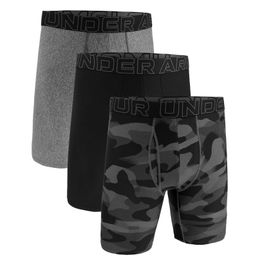 Under Armour UA PERFORMANCE TECH - PRINT 9 IN 3PK Herren Boxershort
