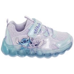 Sneaker Disney "LILO & STITCH", M&auml;dchen, Gr. 31, lila, Synthetik, Schuhe Sneaker, mit cooler Blinkfunktion