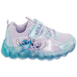 Sneaker Disney "LILO & STITCH", M&auml;dchen, Gr. 25, lila, Synthetik, Schuhe Sneaker, mit cooler Blinkfunktion