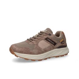 Sneaker Camel Active, Herren, Gr. 46, hellbraun, Leder, Textil, Schuhe Sneaker, Schn&uuml;rschuh, Freizeitschuh, Halbschuh mit sportiver Laufsohle
