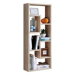 Standregal Vcm "Holz Stand Regal Raumteiler B&uuml;cher Standregal Vilo", braun (honig, eiche), B:36cm T:15cm, Regale, Standregal