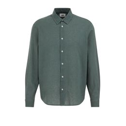 WE Fashion Button Up Shirt male Green size XXL