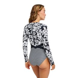 Badeanzug Roxy "Summer Surf", Damen, Gr. M, anthrazit the moe, Polyester, Badeanz&uuml;ge Badeanzug