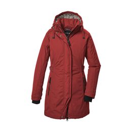 G.I.G.A. by Killtec Parka "GW 70 WMN PRK", Damen, Gr. 46, rot (feuerrot), Obermaterial: 88% Polyester, 12% Baumwolle;Futter: 100% Polyester;F&uuml;llung: 100% Polyester, G.I.G.A. DX BY KILLTEC, Jacken Parka, Wind- und wasserdichter Damenparka, atmungsaktiv, mit Fleece.