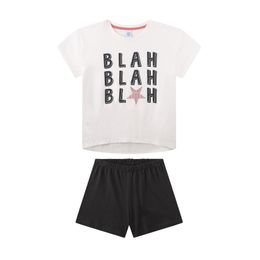 Sanetta Pyjama Teenager Blah kurz M&auml;dchen Pyjama