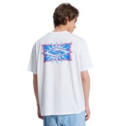 T-Shirt Quiksilver "EV Starfish Stamp", Herren, Gr. M, wei&szlig;, Obermaterial: 70% Walkfrottier, 30% Walkfrottier;, Shirts T-Shirt