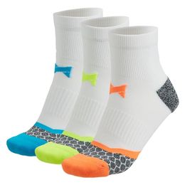 Funktionssocken XTREME SOCKSWEAR, Damen, Gr. 35 (38), wei&szlig; (multi wei&szlig;), Materialmix, bestickt, mehrfarbig, normal, Socken Funktionssocken, Unisex Premium Sneaker Sport-/ und Funktionssocken