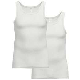 Ammann Doppelripp Unterhemden 2er Pack Herren Unterhemd