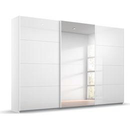 Schwebet&uuml;renschrank Rauch "Kleiderschrank Schrank Garderobe W&auml;scheschrank Ankleide OTELI", wei&szlig; (wei&szlig;, hochglanz wei&szlig;), B:271cm H:229cm T:68cm, Holzwerkstoff, Schr&auml;nke, Schwebet&uuml;renschrank, mit Spiegel, schlichte Dekor- oder Hochglanz-Front MADE IN GERMANY