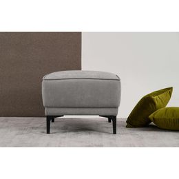 Polsterhocker OTTO HOME "Oland", grau (light grau), B:56cm H:45cm T:58cm, 100% Polyester, Hocker, Polsterhocker, passend zur Serie OLAND