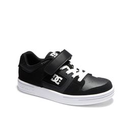 Sneaker DC Shoes "Manteca 4 V", Jungen, Gr. 13(30,5), schwarz-wei&szlig; (schwarz, schwarz, wei&szlig;), Obermaterial:51% Leder, 49% Synthetikmaterial;, Schuhe Sneaker