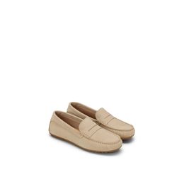 Marc O'Polo Mokassin MARC O'POLO "Selma", Damen, Gr. 37, sand, Veloursleder, unifarben, Schuhe Mokassin, Slipper, Schlupfschuh, Loafer mit Memory Foam-Innensohle