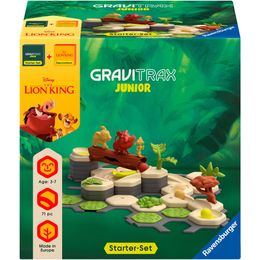 Kugelbahn-Bausatz Ravensburger "GraviTrax Junior Starter Set Disney Lion King", bunt, Kugelbahnen, Baby, Kunststoff, Kugelbahn-Bausatz, Made in Germany