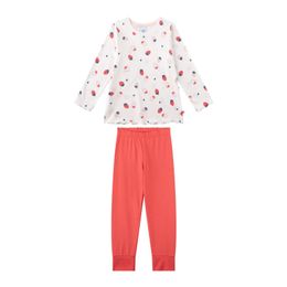 Sanetta Schlafanzug Erdbeeren Pyjama Kids lang M&auml;dchen Pyjama