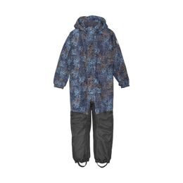 Schneeoverall Color Kids "Schneeoverall COOverall", M&auml;dchen, Gr. 110, N-Gr, blau (stone blau), Obermaterial: 100% Polyester PES., Overalls Schneeoverall