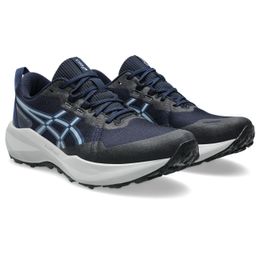 Trailrunningschuh asics "GEL-VENTURE 11", Damen, Gr. 48, midnight, grau blau, Synthetik, Schuhe Trailrunningschuh, mit profiliertem Gummi-Laufsohlenprofil, mit AMPLIFOAM PLUS D&auml;mpfung