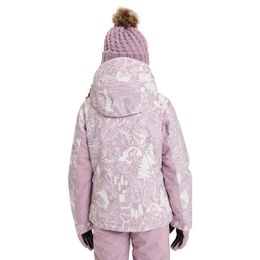 Snowboardjacke Roxy "Free Jet 10K", M&auml;dchen, Gr. 16, discreet mauve winterland, Obermaterial: 55% Microfaser, 45% Microfaser;, Jacken Snowboardjacke