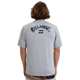 T-Shirt Billabong "Arch Wave", Herren, Gr. L, alloy, Obermaterial: 85% Microfaser, 15% Elasthan;, Shirts T-Shirt