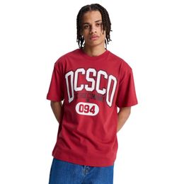T-Shirt DC Shoes "Elective", Herren, Gr. XL, brick rot, Obermaterial: 75% Walkfrottier, 25% Walkfrottier;, Shirts T-Shirt