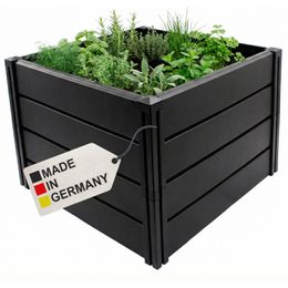 NYVI Hochbeet NYVIGreen - Gartenbeet aus wetterfestem & recyceltem Kunststoff - Pflanzenbeet Ausf&uuml;hrung:M 82x82x61cm 336 Liter