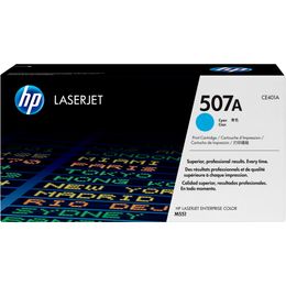 HP Tonerpatrone "HP original Toner 507 Gr&ouml;&szlig;e A+X Farben: B+C", blau (cyan), Tonerpatronen, Tonerpatrone