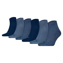 Puma Quarter Plain ECOM 6P Unisex Socken