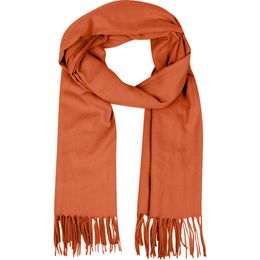 Modeschal Capelli New York, Damen, orange, Obermaterial: 100% Polyester, Modet&uuml;cher Modeschal