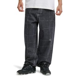 Relax-fit-Jeans DC Shoes "Baggy Wired", Herren, Gr. 32(M) / L&auml;nge 32(M), L&auml;nge 34, wirot 32 schwarz, Obermaterial: 75% Walkfrottier, 25% Walkfrottier;, Jeans Relax-fit-Jeans