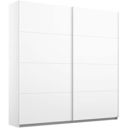 Schwebet&uuml;renschrank Rauch "Kleiderschrank Schrank Ankleide Garderobe Schlafzimmerschrank MEMPHIS", wei&szlig;, B:180cm H:210cm T:62cm, Holzwerkstoff, Schr&auml;nke, Schwebet&uuml;renschrank, mit Spiegel und Metallgriffleisten in Wei&szlig; MADE IN GERMANY