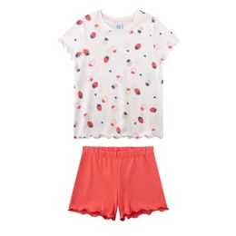 Sanetta Schlafanzug Erdbeeren Pyjama Kids M&auml;dchen Pyjama