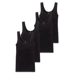 Schiesser Cotton Essentials 4P Damen Unterhemd