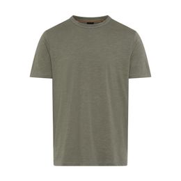 BOSS Orange Herren T-Shirt "Tegood Regular Fit"open grau076, Gr. L, Single Jersey, Obermaterial: 100% Baumwolle, Shirts, 100% Baumwolle Logo on Chest