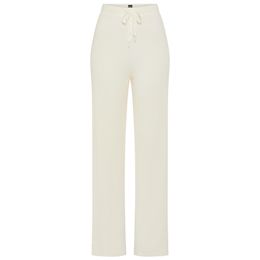 BOSS Damen Sweathose "Ottoman", Gr. XLopen wei&szlig; 118, Sweatware, Obermaterial: 98% Modal, 2% Elasthan, unifarben, Hosen, elastischer Bund mit