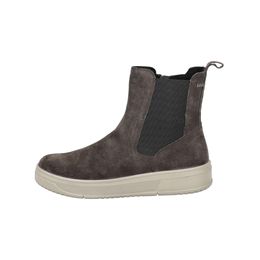 Legero Damen Stiefelette "Legero Stiefelette Veloursleder", Gr. 41, grau, Veloursleder, Schuhe