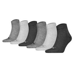 Puma Quarter Plain ECOM 6P Unisex Socken