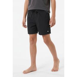 Badeshorts Quiksilver "EVERYDAY VOLLEY YTH 14", Jungen, Gr. 12 (146/152), N-Gr, schwarz, Web, Baumwolle, Polyester, unifarben, Badehosen Badeshorts, f&uuml;r Kinder und Jugendliche, bequeme Passform