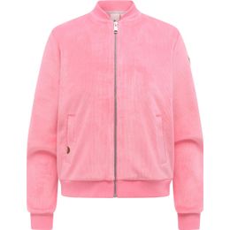 Kurzmantel Ragwear "Blouson Cairro Bonded", Damen, Gr. S, rosa (pink), Obermaterial: 91% Polyester PES. 9% Elasthan EL. Obermaterial: Futter: 94% Polyester PES. 6% Elasthan EL., M&auml;ntel Kurzmantel