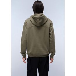 Napapijri Herren Kapuzensweatshirt "B-BADGE H"tea leaf, Gr. L, Sweatware, Obermaterial: 100% Baumwolle, Sweatshirts, mit Kordelzug, h&uuml;ftbedeckende
