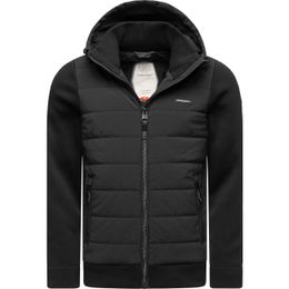 Steppjacke Ragwear "Steppjacke Doryan", Herren, Gr. XL, schwarz, Obermaterial: 98% Nylon NY. 2% Elasthan EL. Obermaterial: 100% Polyester PES. Futter: 100% Polyester PES. 100% Polyester PES., Jacken Steppjacke